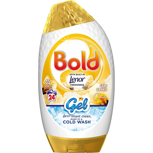 Bold Washing Liquid Laundry Detergent Gel, 144 Washes (840 ml x 6 ...