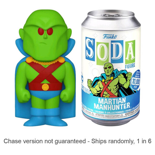 DC Comics Martian Manhunter Vinyl Soda Chase Ships 1 in 6 on OnBuy