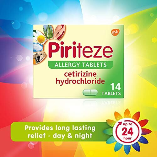 Piriteze Antihistamine Allergy Relief Tablets, Cetirizine 14s on OnBuy