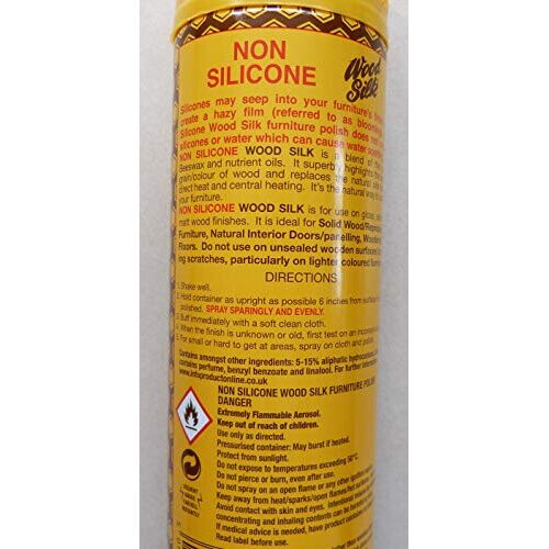 Wood Silk Non- Silicon Polish Trio - with Bees Wax - 3 x 250ml on OnBuy