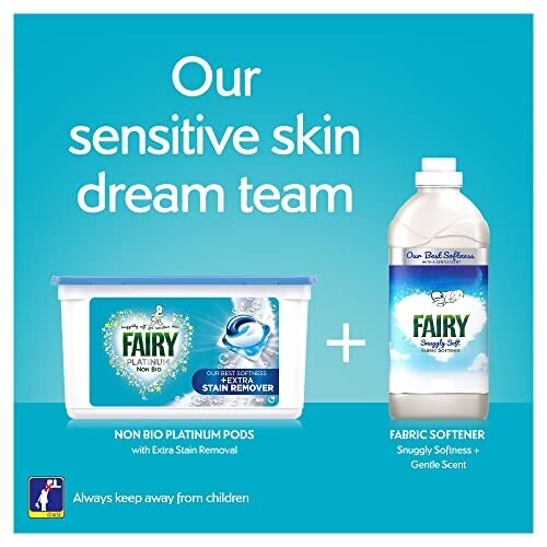 Fairy Non-Bio Platinum PODS, Washing Liquid Laundry Detergent Tablets ...