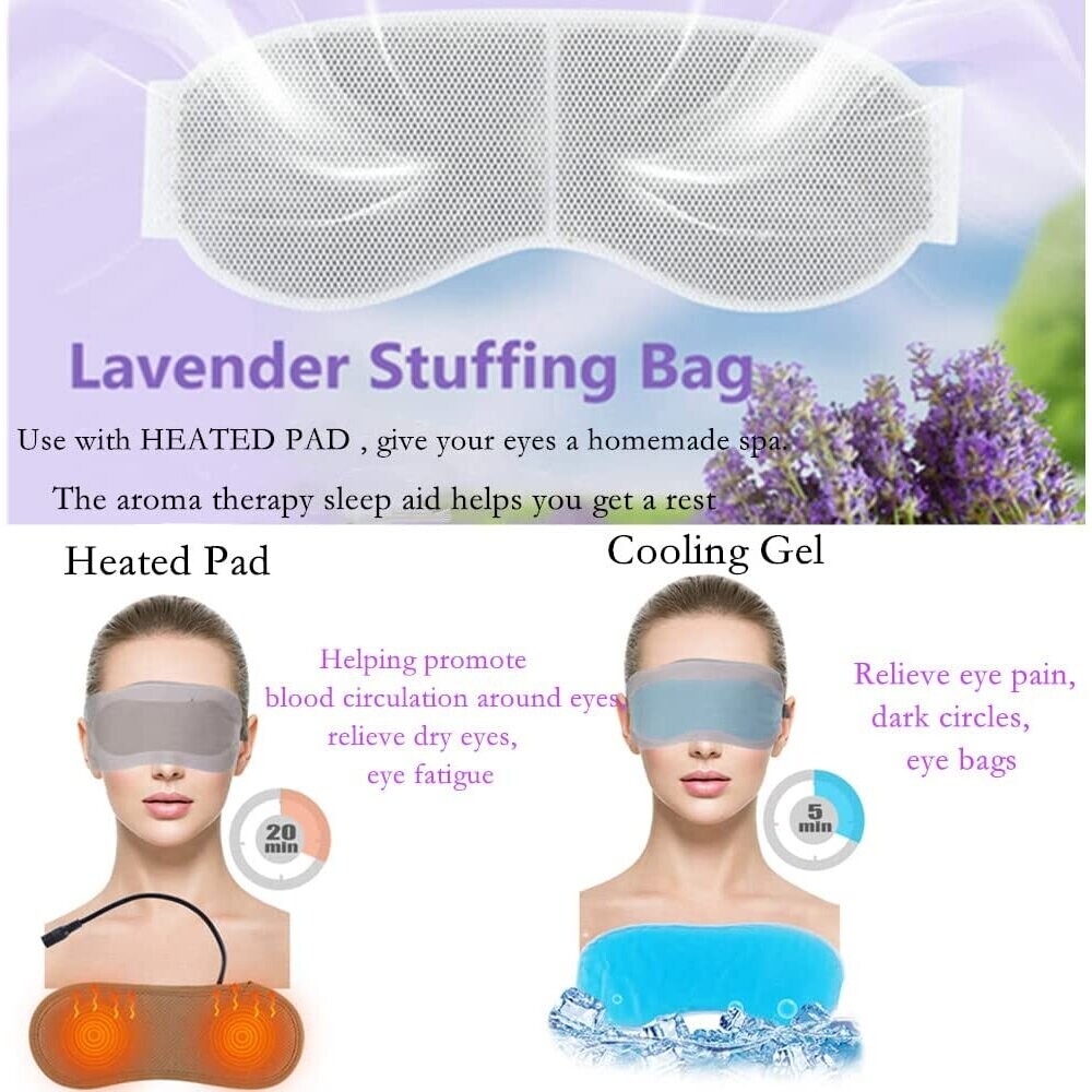 USB Heated Eye Mask for Blepharitis Warm Eye Compress for Dry Eyes on OnBuy