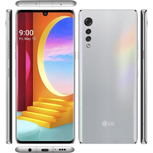 LG VELVET G900 6+128GB Aurora Silver Single SIM Smartphone on OnBuy