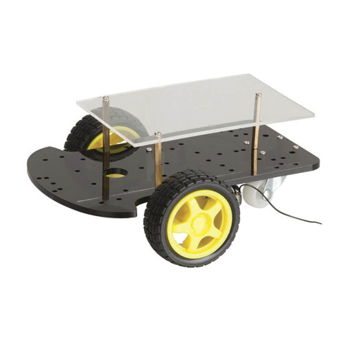 2 Wheel Drive Motor Chassis Robotics Programmable Kit on OnBuy