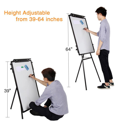 Tripod Whiteboard Magnetic Standing Flip chart Easel on OnBuy