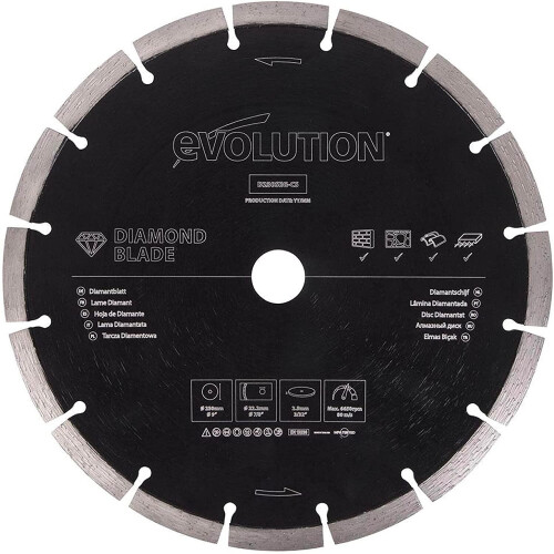 Evolution (D230SEG-CS) - 230 mm Diamond Blade For Disc Cutters ...