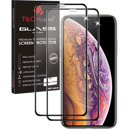 TECHGEAR 2 Pack Screen Protectors Compatible with Apple iPhone 11 Pro 5 ...