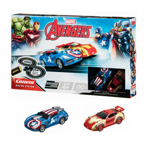 (Avengers) Carrera Slot Racing 2 Person On The Track Race Set on OnBuy