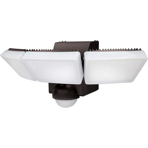 Black IQ Triple Spot Pot PIR Battery Operated Security Light - Outdoor ...