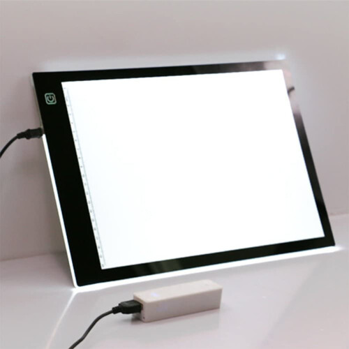 LED Light Pad, Animation Tracer Light Box Drawing Copier Desk Eye ...