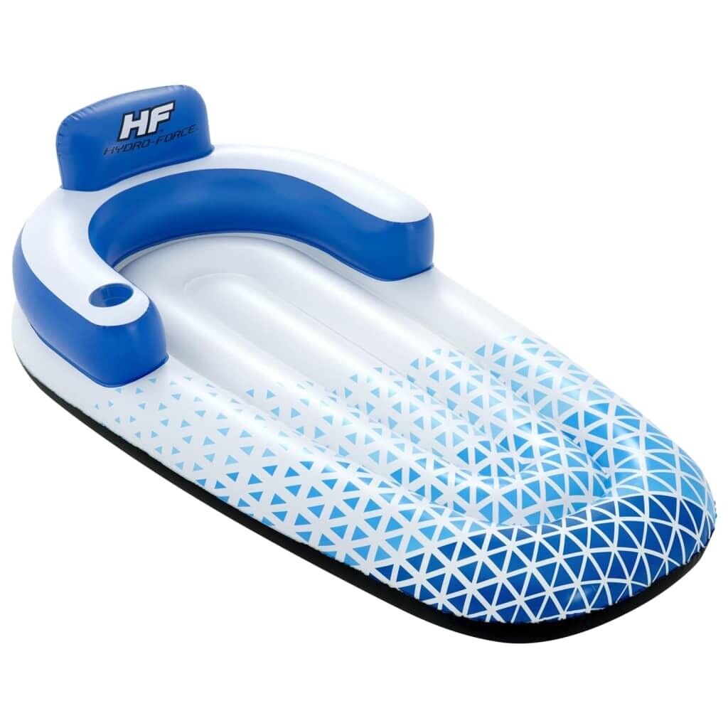 Bestway Floating Lounger Pool Float Inflatable Lounge Chair Blue Hydro ...
