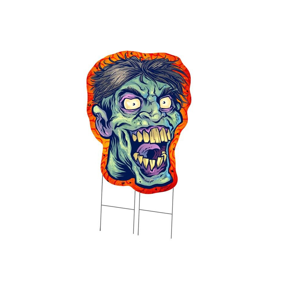 SignMission C-DC-36-DS-Zombie 36 in. Tall Double Sided Yard Sign with ...