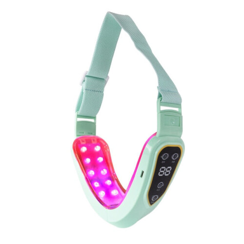 V Face Shape Face Lifting EMS Facial Slimming Massager Double Chin ...