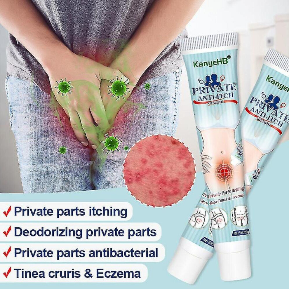 3pcs Private Parts Psoriasis Treatment Ointment Vulvar Eczema Rash ...