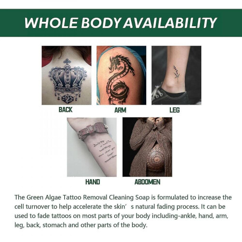 Green Algae Tattoo Cleaning Soap Clean Skin Wash Foam Green Algae Soap ...