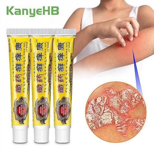 3pcs Psoriasis Skin Ointment Treat Dermatitis Rash Mosquito Bites