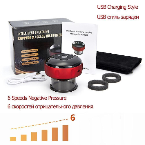 Electric Cupping Massager Vacuum Suction Cups Ems Ventosas Anti