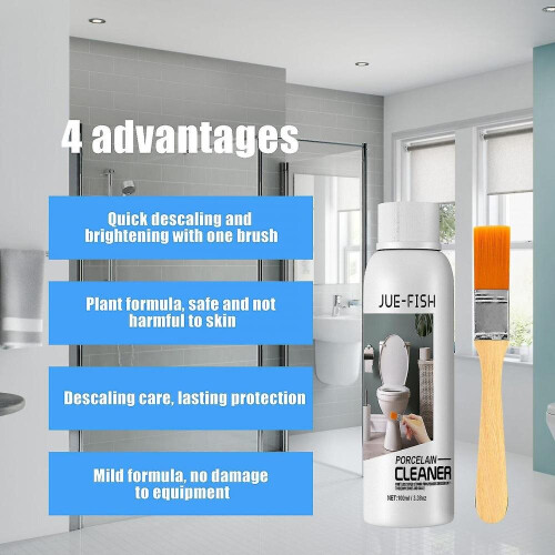 Jue-fish Bathroom Cleaner Bathroom Toilet Sink Rust Cleaning ...