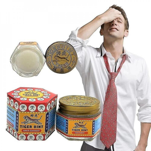 Tib 10pc Natural Original White Tiger Balm Thailand Painkiller Ointment ...
