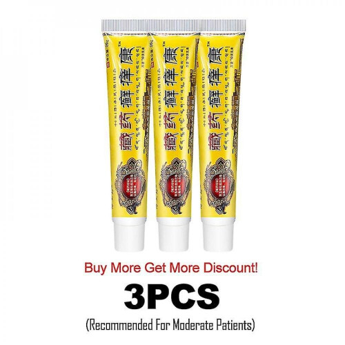 1/3/5pcs Psoriasis Skin Cream Cure Dermatitis Eczema Athlete's Foot Psoriasis Ointment Anti-itch ...