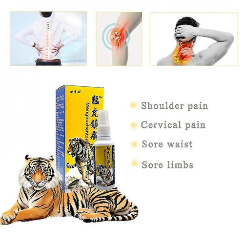 Tib Chinese Tiger Balm Pain Relief Spray Heat Massage Liquid Lower Back ...