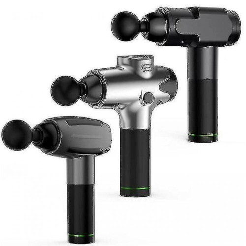 Uk Plug Silver Fascia Gun Muscle Relaxer Electric Shock Grab Massage ...