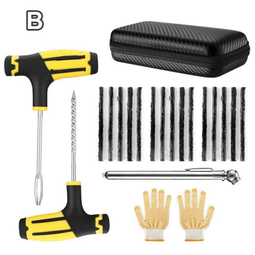 Car Tire Repair Tool Kit Repair Studding Tool Set Auto Motorcycle ...