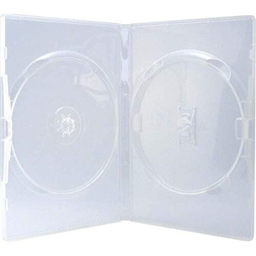 1 x Amaray Double Clear DVD Case (Face on Face) 14mm Spine in Dragon ...