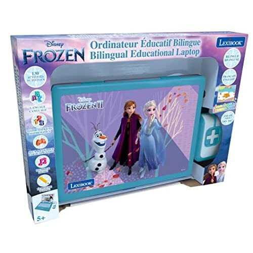 Lexibook Frozen Educational and Bilingual Laptop French/English - Toy ...