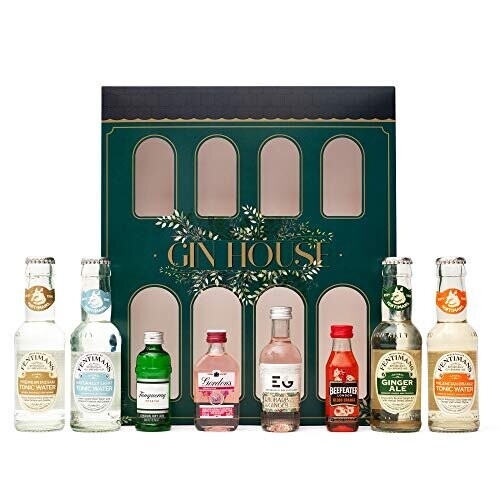 Gin Gift Set - Flavoured Gin and Tonic Gift Set with Gordons Pink Gin ...