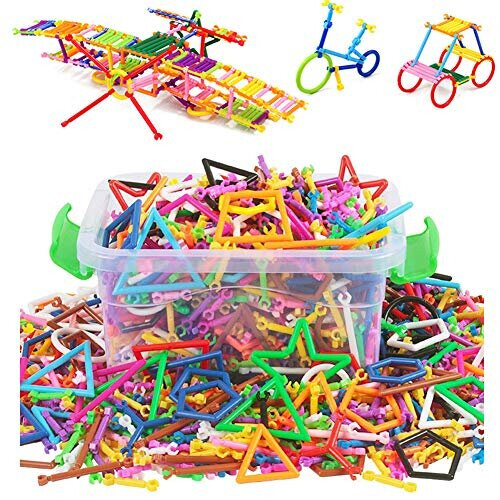 LONTG Construction Building Blocks Smart Bar Set Assembling 3D Puzzle ...