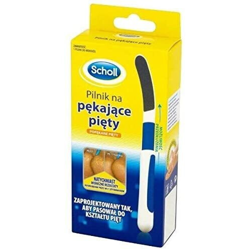 Scholl Cracked Heel Profile Foot Heel File - Instant Results, Curved ...