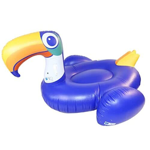 Toyland 218cm (86") Large Inflatable Toucan Lilo - Ride On Pool Float ...
