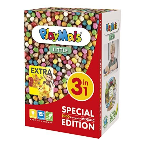 PlayMais Little 3-in-1 for Children from 3 Years | Motor Skills Toy ...