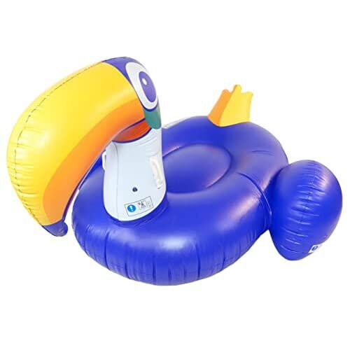 Toyland 218cm (86") Large Inflatable Toucan Lilo - Ride On Pool Float ...