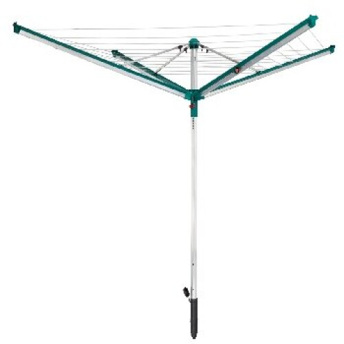 Leifheit Linomatic 500 Deluxe Outdoor Rotary Clothes Airer Plus 50M ...