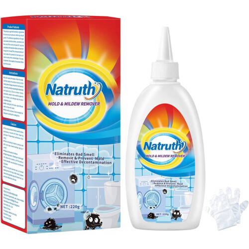 NATRUTH Mould Remover, Mold Remover Gel 220g Large Capacity, Mould and ...