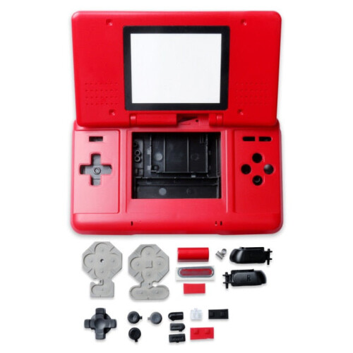 (Red) NDS Controller Housing Case Cover with Buttons For Nintend DS ...