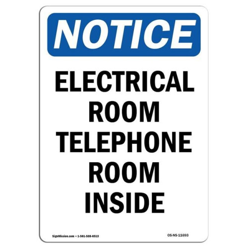 SignMission OS-NS-A-1014-V-11693 10 x 14 in. OSHA Notice Sign ...