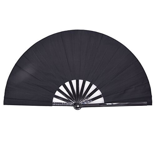 Amajiji Large Folding Fan, Chinease/Japanese Folding Nylon-Cloth Hand ...