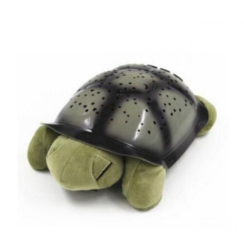 LED night light starry sky projector turtle light baby toy green on OnBuy
