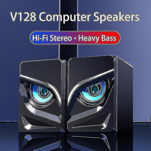 Usb Wired Computer Speakers Led Bass Sound Box Speaker For Pc Soundbar ...