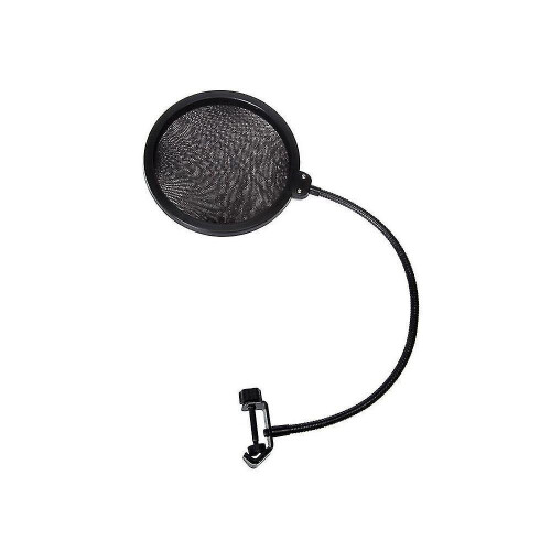 Double-layer Recording Microphone Studio Wind Screen Noise Filter Mask ...