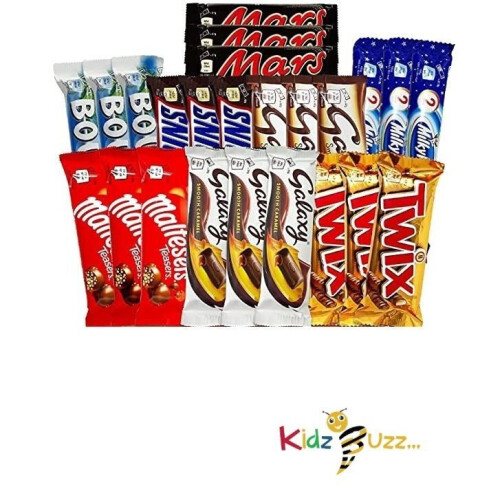 Mars Celebrations Chocolate Favourites' 24 Full Size Chocolate Bars on ...