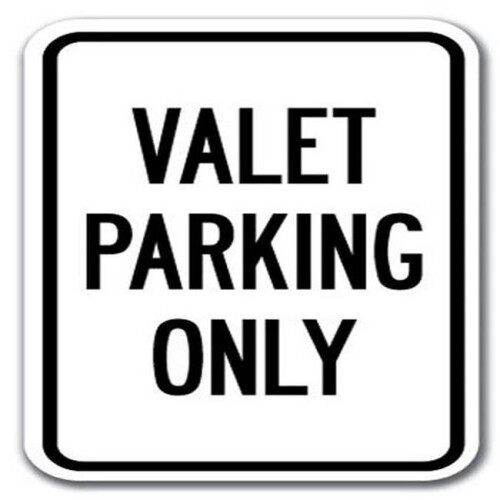 SignMission A-1218 Valet Parking Signs - Valet Pk O 12 x 18 in. Valet ...