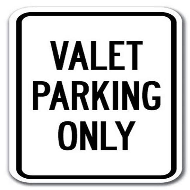 SignMission A-1218 Valet Parking Signs - Valet Pk O 12 x 18 in. Valet ...