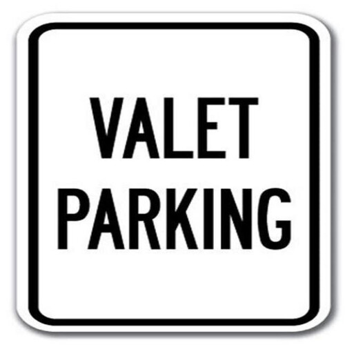 SignMission A-1218 Valet Parking Signs - Valet Pk 12 x 18 in. Valet ...