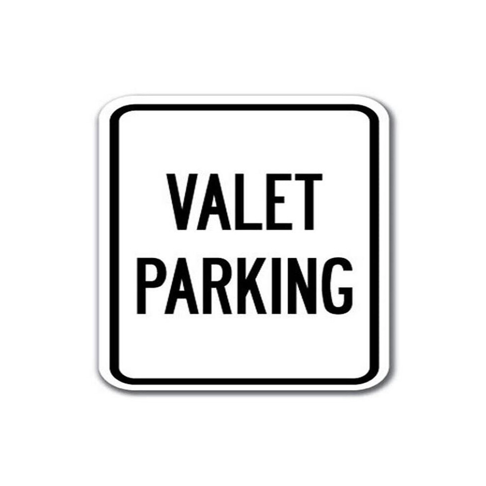SignMission A-1218 Valet Parking Signs - Valet Pk 12 x 18 in. Valet ...