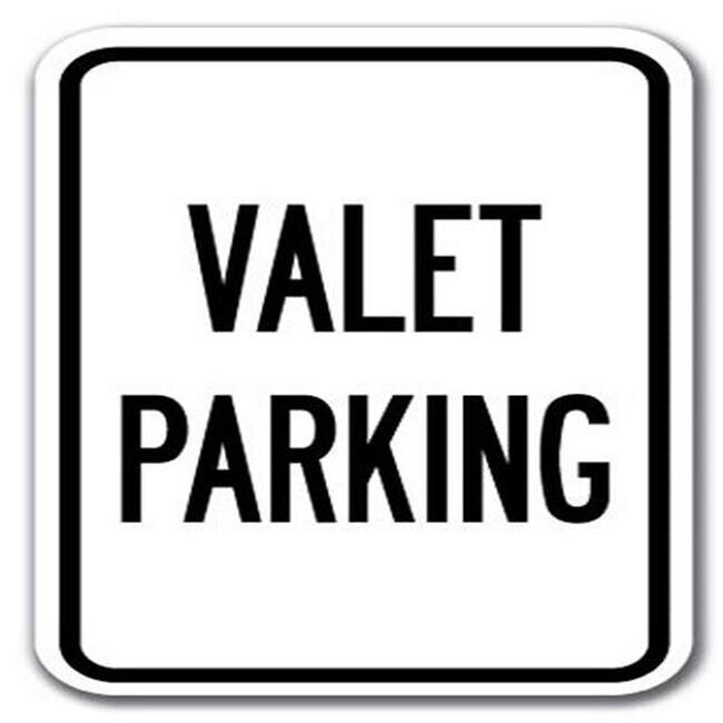 SignMission A-1218 Valet Parking Signs - Valet Pk 12 x 18 in. Valet ...