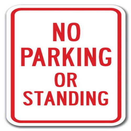 SignMission A-1218 No Parking Signs - Standing 12 x 18 in. No Parking ...